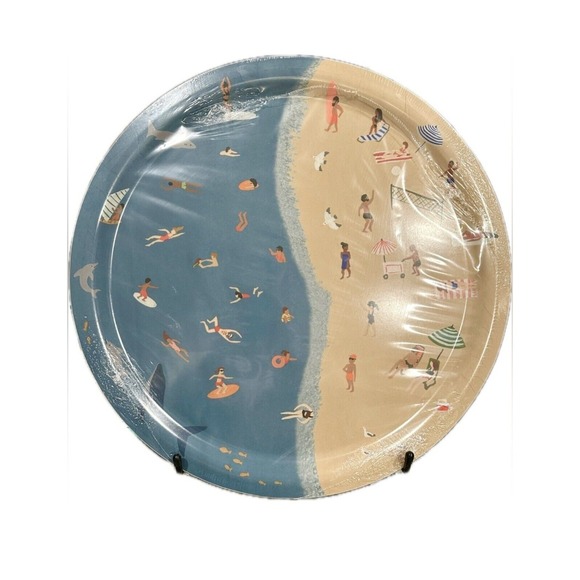 West Elm | Dining | Nwt West Elm Summer Activities Wood Serving Platter ...